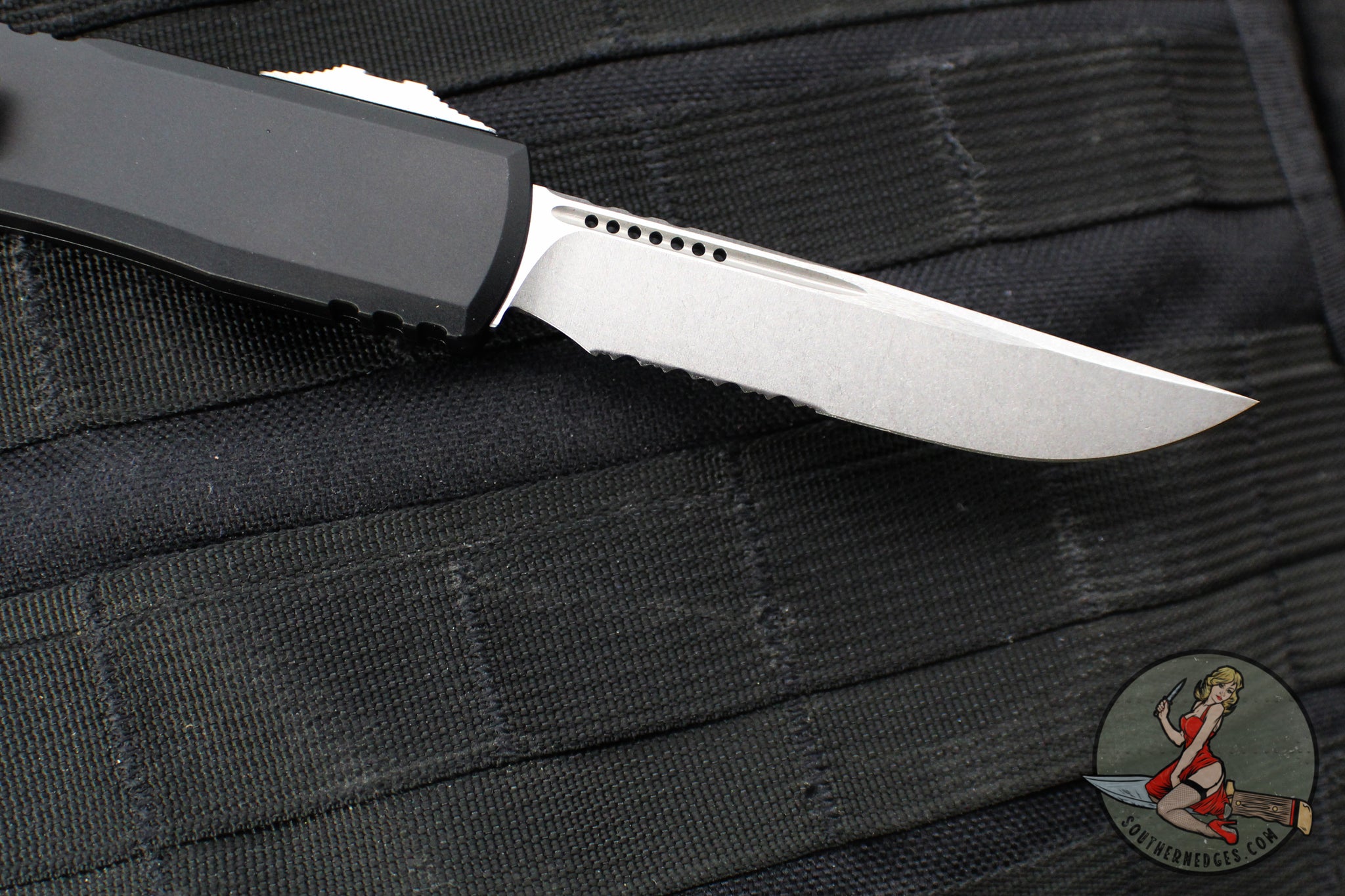 Microtech Ultratech ZBP Zero Blade Play OTF Knife- Single Edge- Black ...