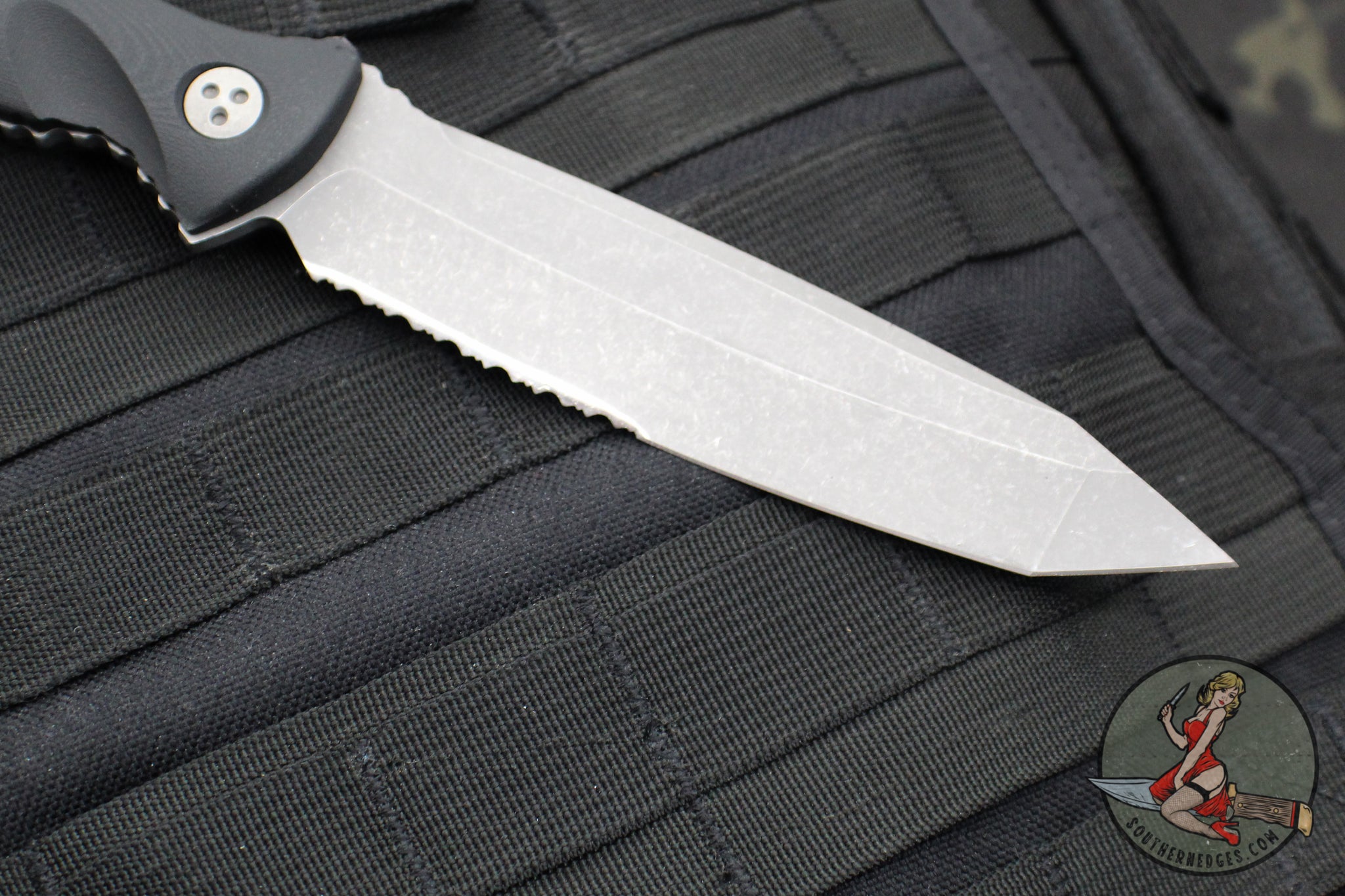 Microtech Socom Alpha Fixed Blade- Tanto Edge- Apocalyptic Part Serrat ...