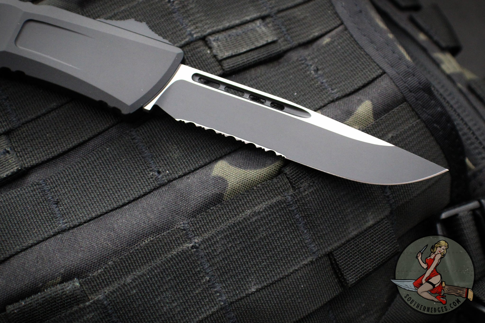 Microtech Combat Troodon Gen III OTF Knife- Single Edge- Tactical- Bla ...