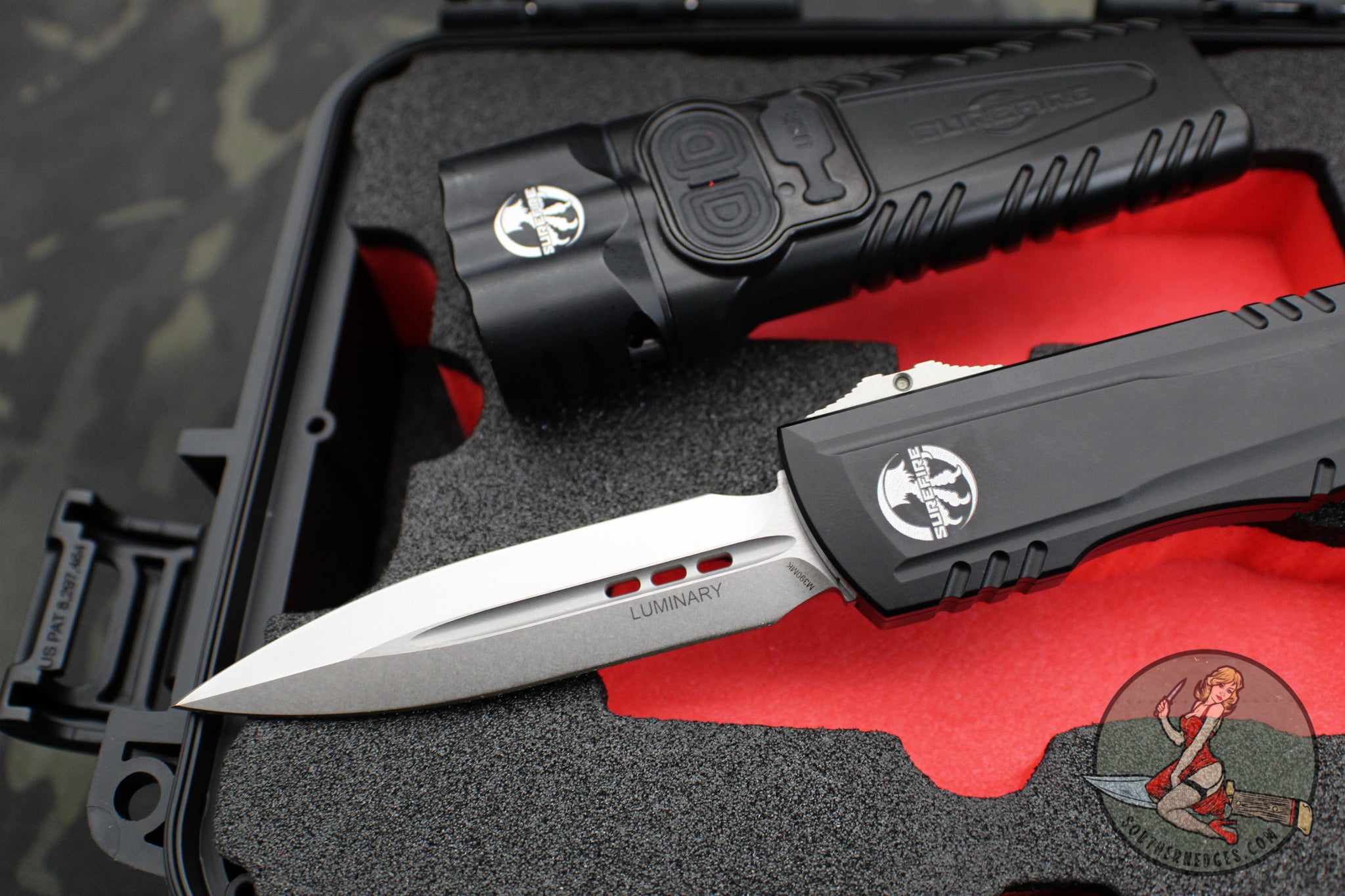 Microtech Surefire Collaboration Set- Luminary OTF And Stiletto Pro II ...