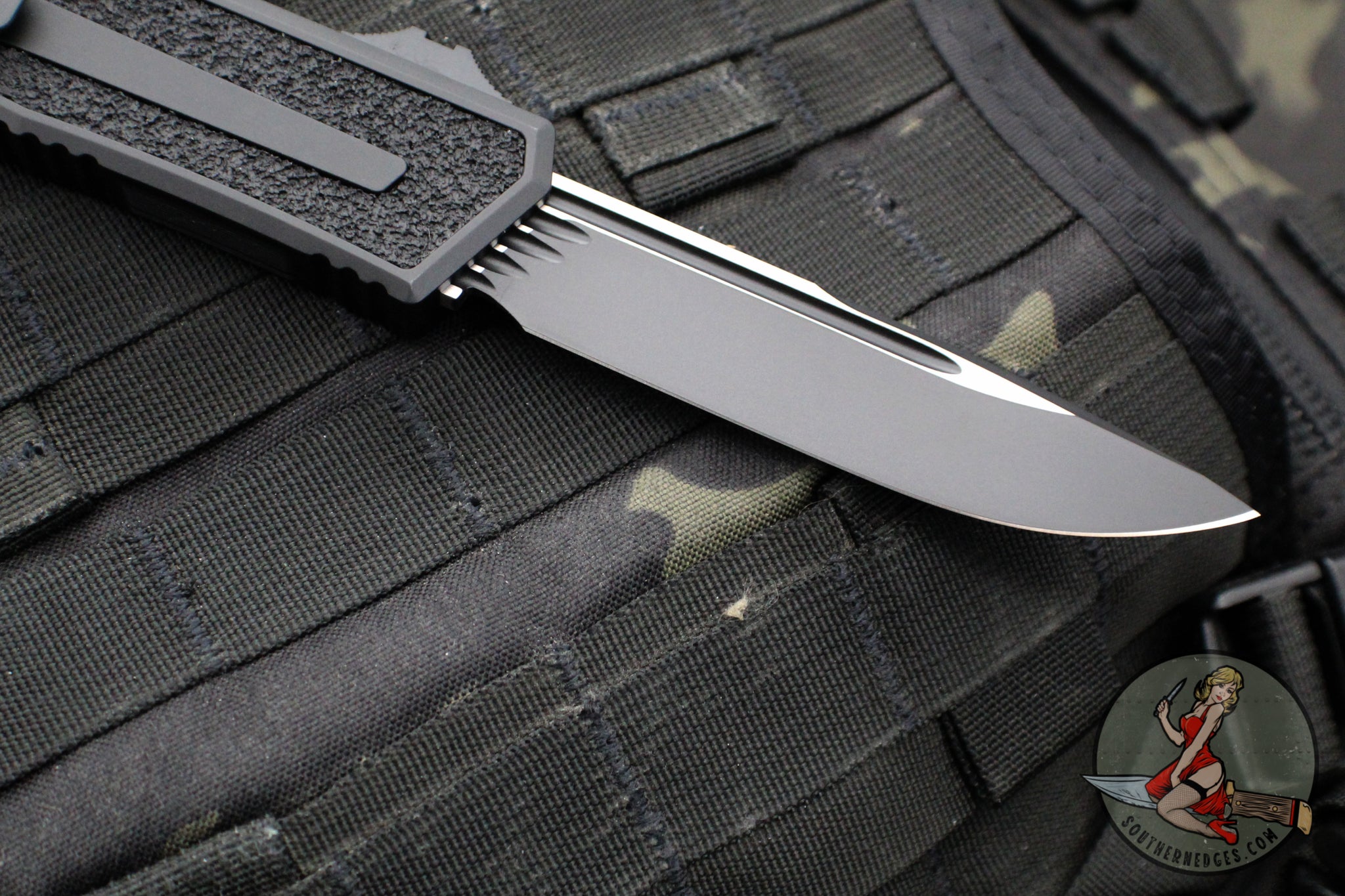 Microtech Scarab II 2024- Tactical- Single Edge- Black Handle- Black P ...