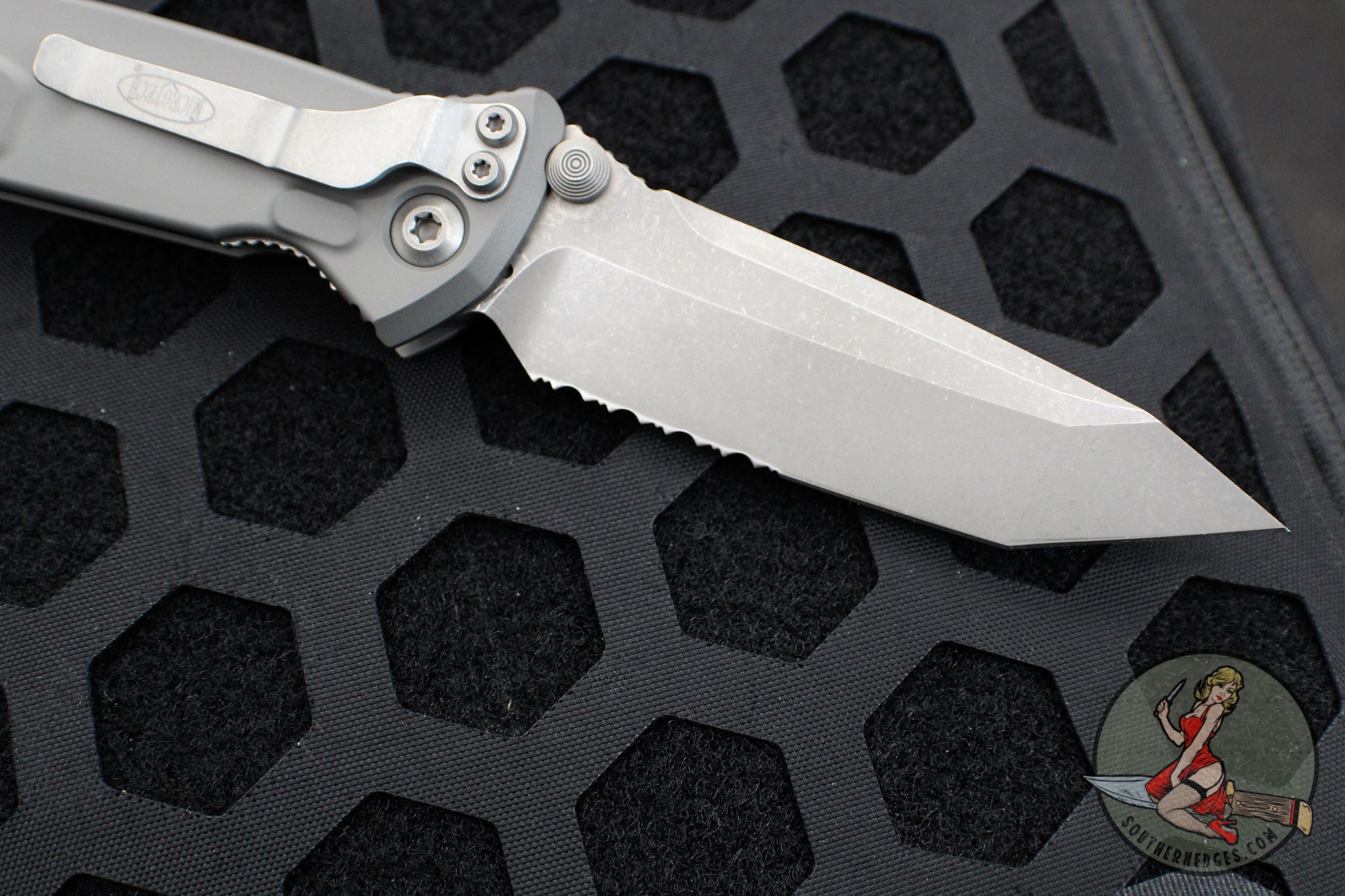 Microtech Socom Elite- Manual Folder- Tanto Edge- Natural Color Handle ...