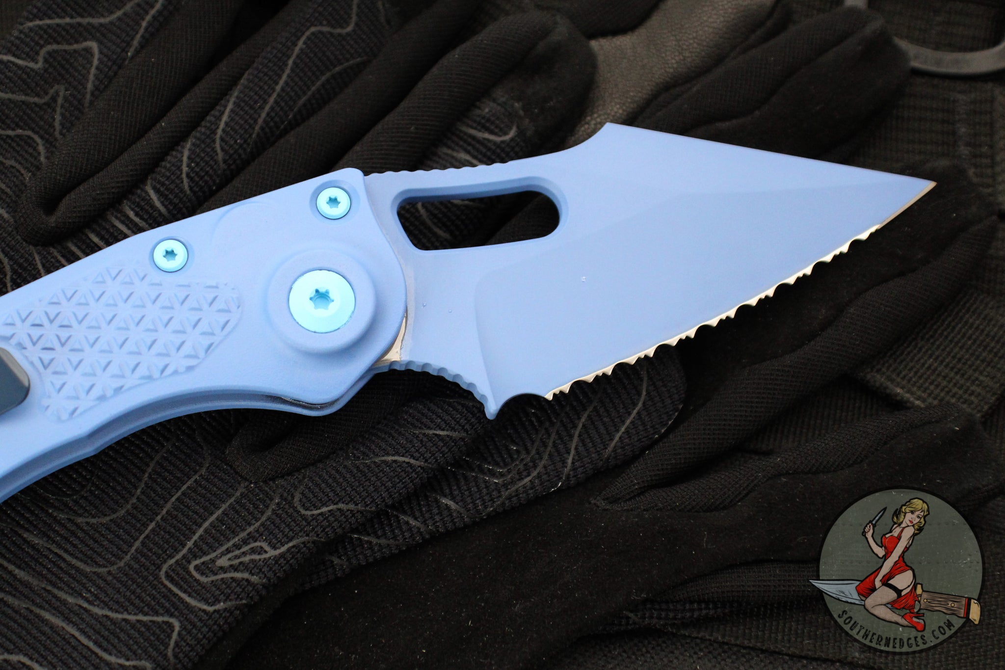 Microtech Stitch OTS Auto Knife- Lilo And Stitch- Lavender Handle- Lav ...