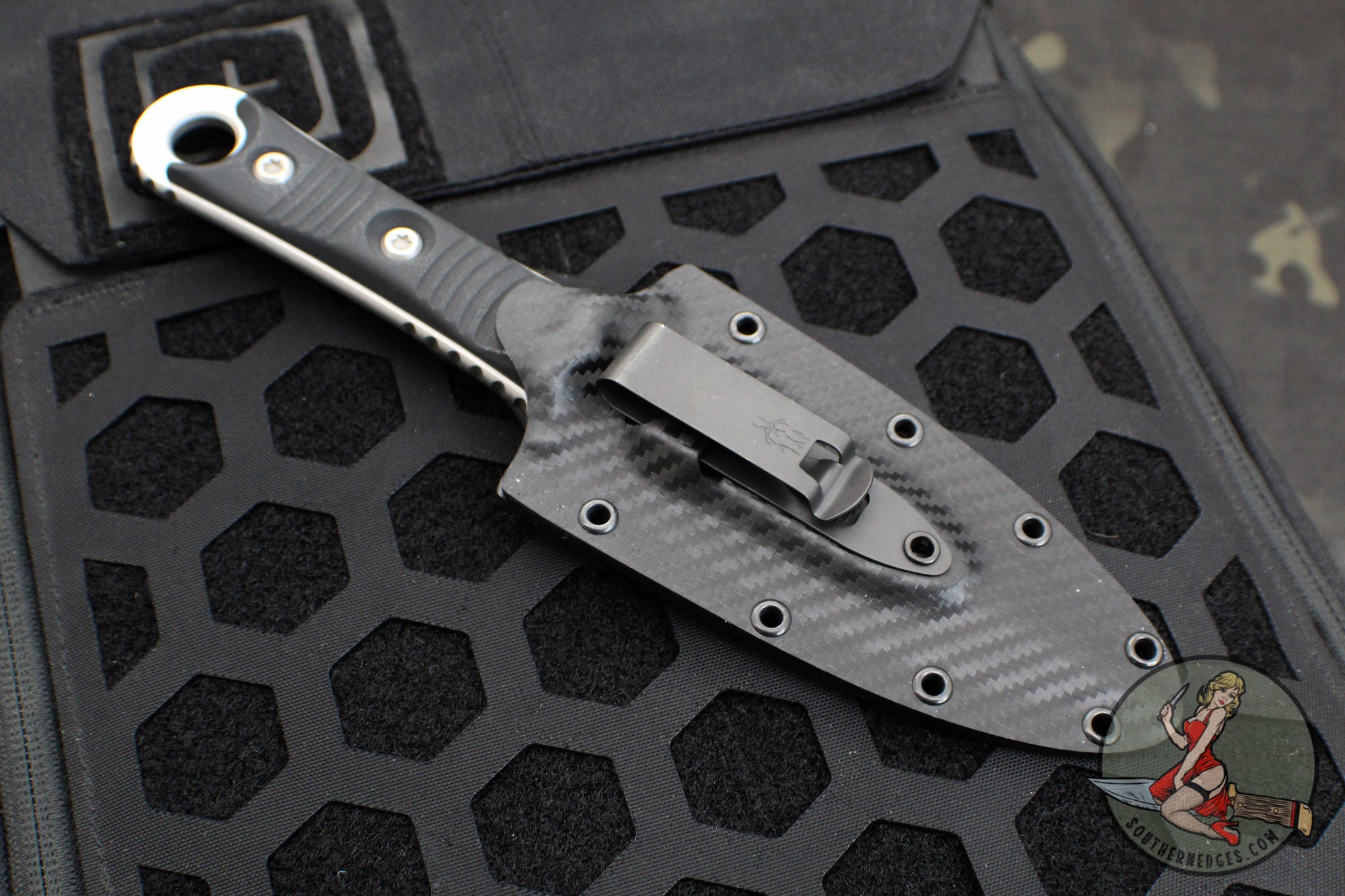 Microtech Borka SBD Fixed Blade- Double Edge- Black Handle- Apocalypti ...