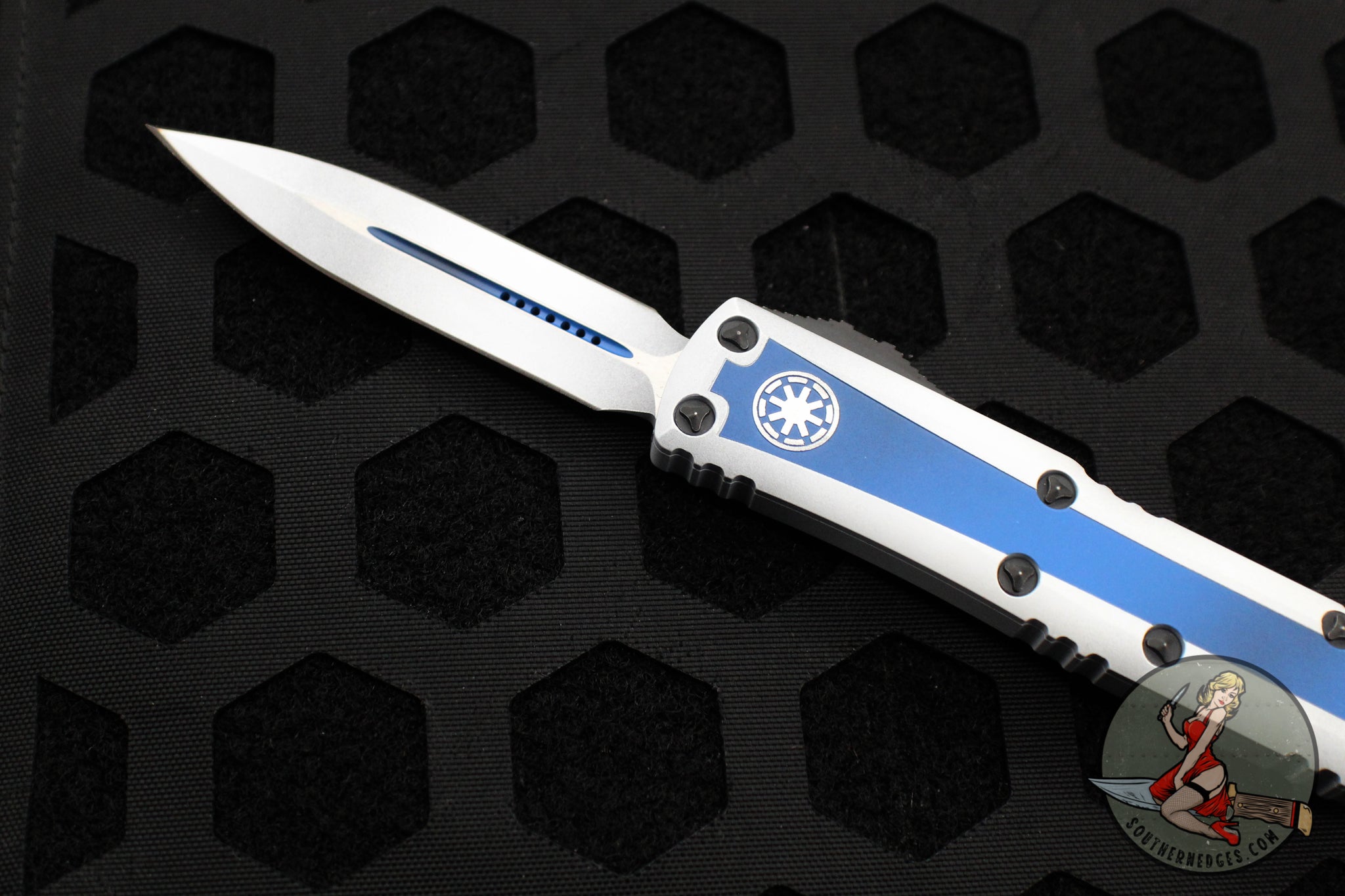 Microtech UTX-85 OTF Knife- Clone Trooper- Double Edge- Plain Edge 232 ...