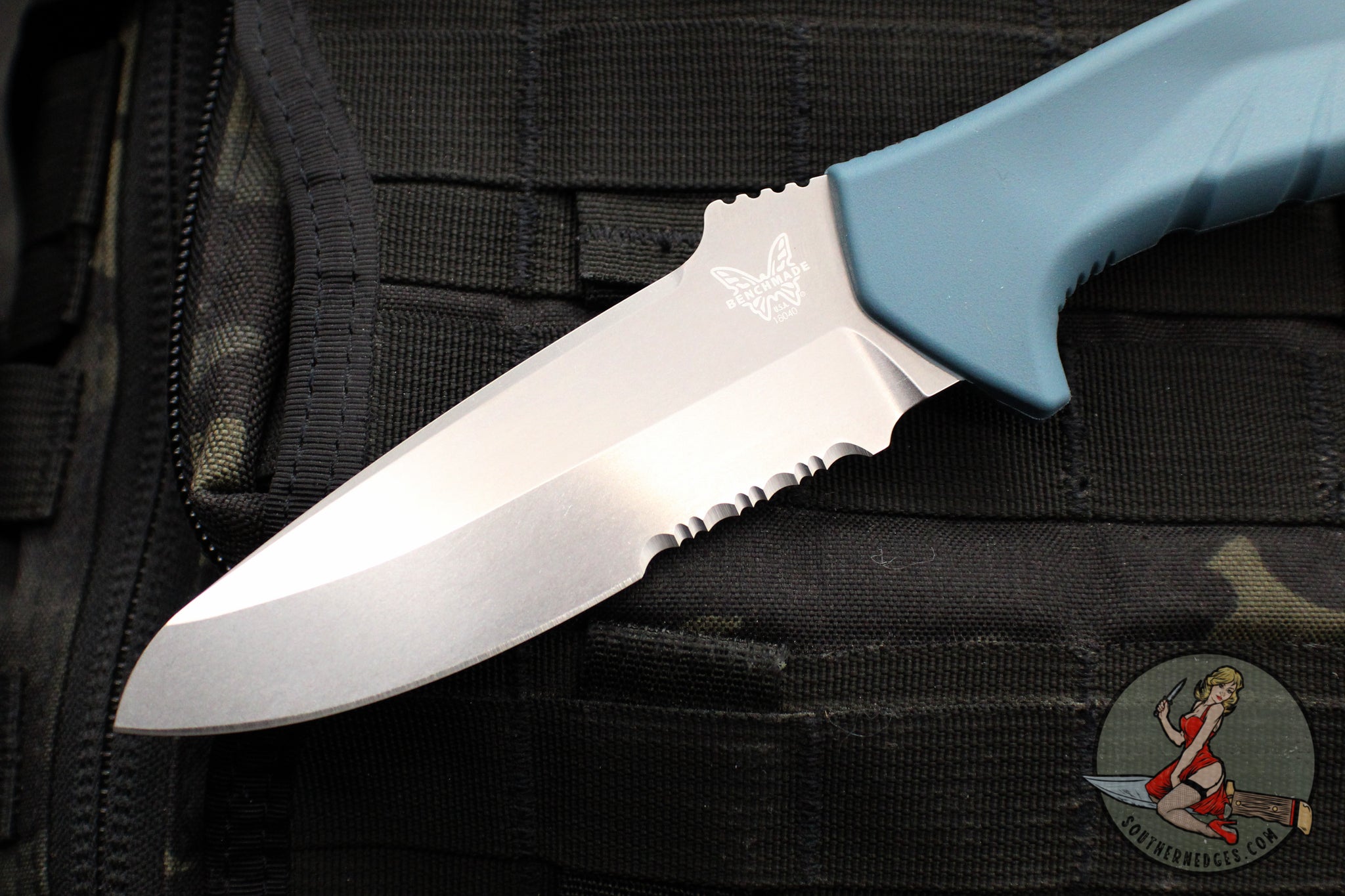 Benchmade 18040S Undercurrent- Fixed Blade- Depth Blue Polymer Handle ...