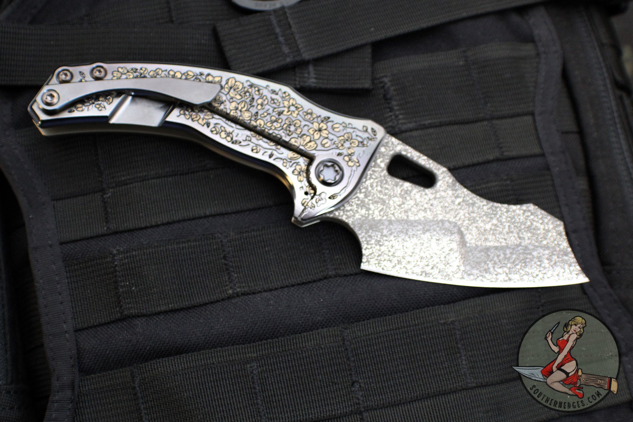 Borka Blades- Bond Knives Collaboration- Shylock- Black Hula/Gold Fini ...