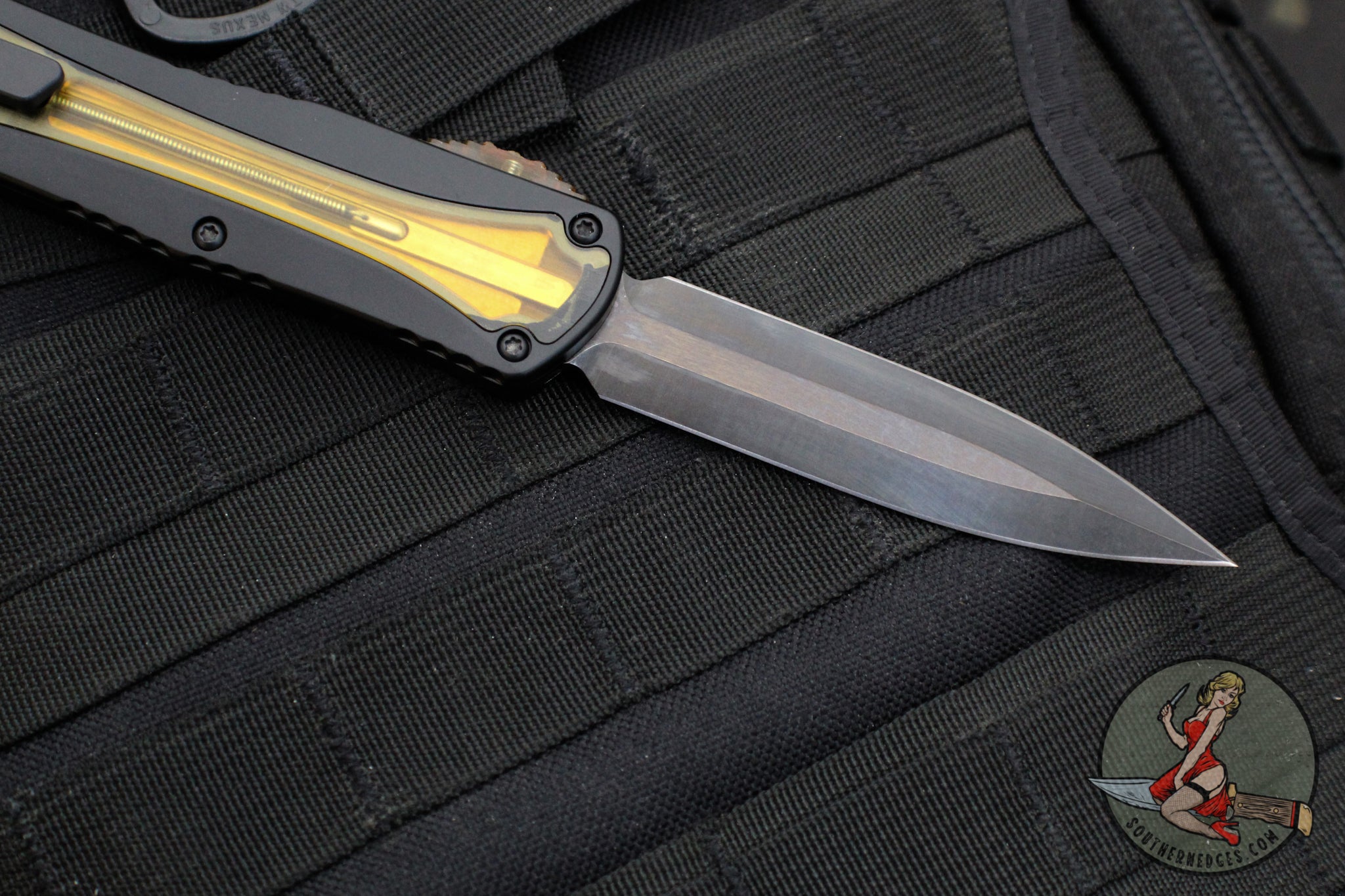 Heretic Manticore-X OTF Auto- Double Edge- Black Handle- Ultem Inlay ...