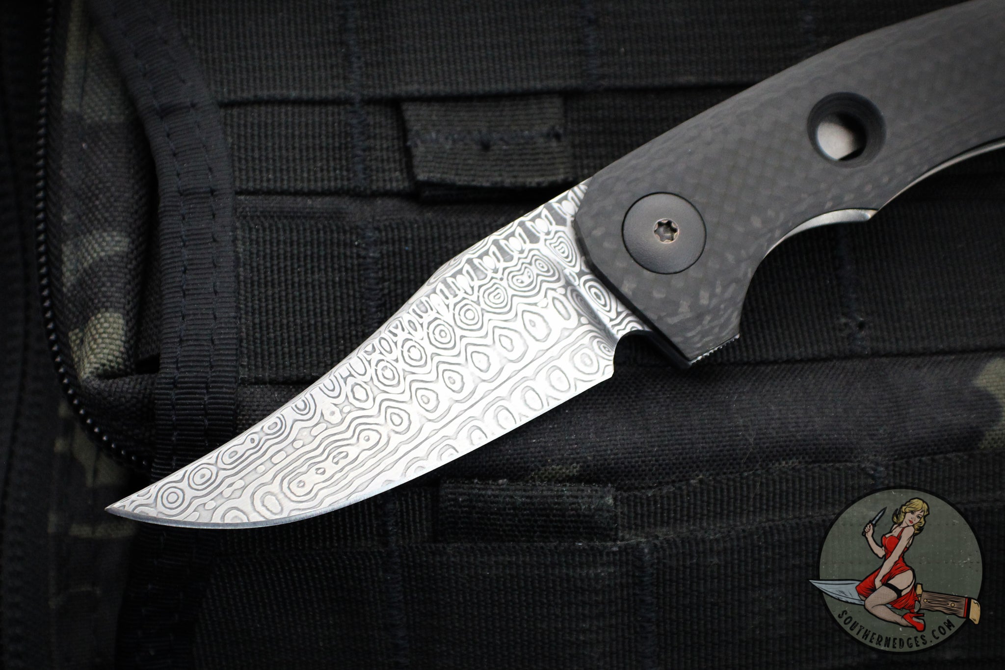 Kevin Foster- Narwhal Bowie Flipper- Carbon Fiber And Titanium Handle ...