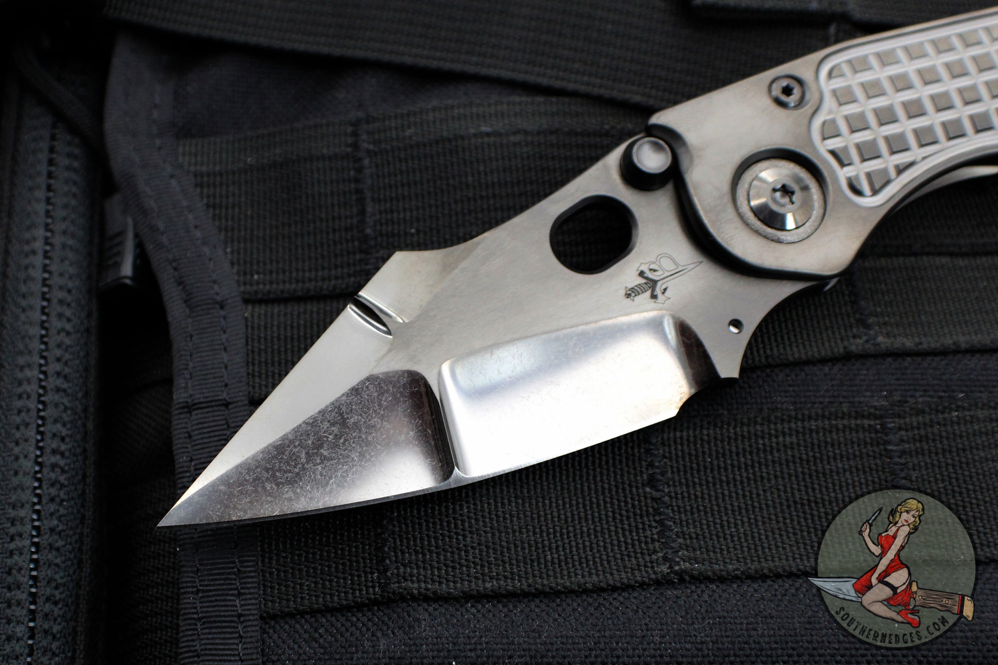 Borka- Marfione Custom Stitch- DLC Finished Frag Pattern Titanium Hand ...