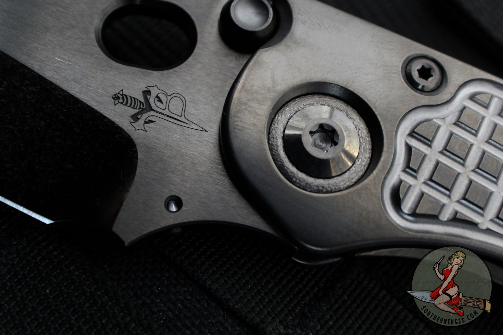 Borka- Marfione Custom Stitch- DLC Finished Frag Pattern Titanium Hand ...