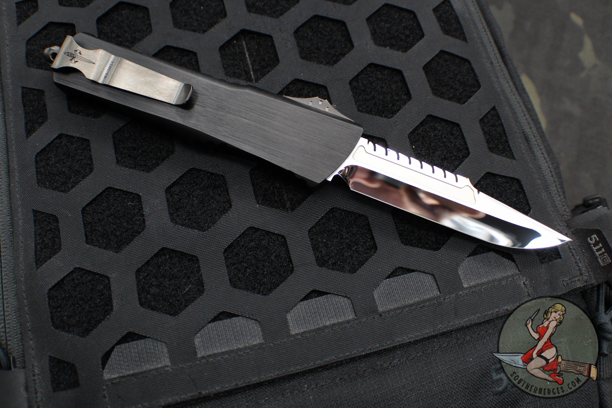 Marfione Custom Combat Interceptor- Black Hefted Aluminum Chassis- Mir ...