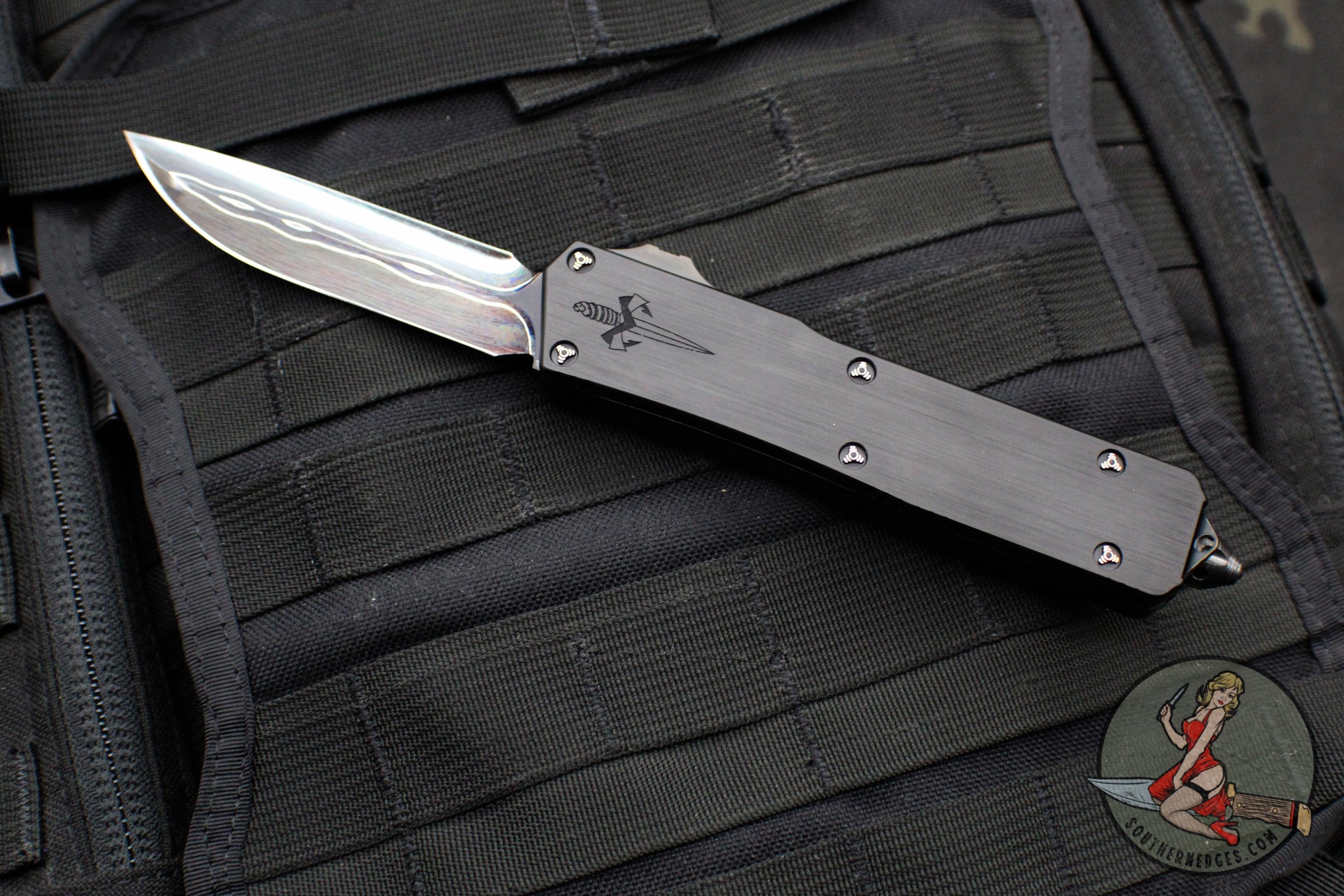 Marfione Custom Scarab II- Double Edge DES- Blacked Hefted Chassis- Ri ...