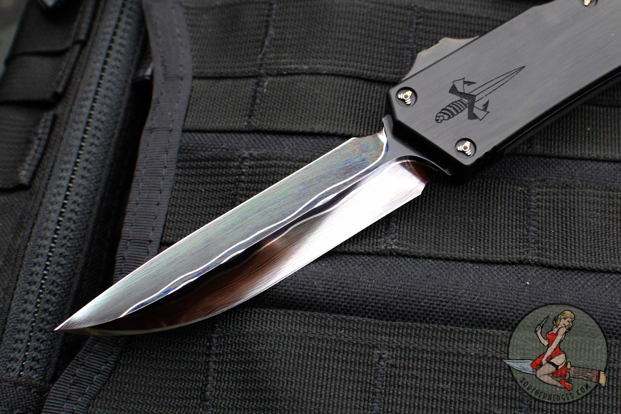 Marfione Custom Scarab II- Double Edge DES- Blacked Hefted Chassis- Ri ...