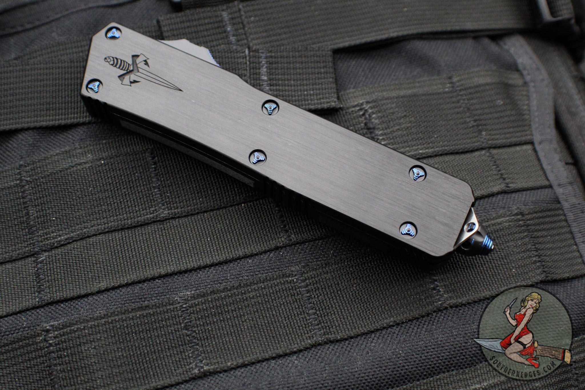 Marfione Custom Scarab II- Double Edge DES- Blacked Hefted Chassis- Di ...