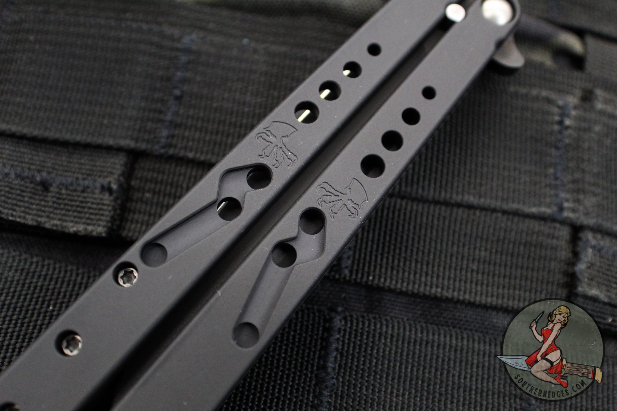 Vintage 10/2002 SN003 Microtech Dragonfly Balisong- Tactical- Black Sa | Southern Edges