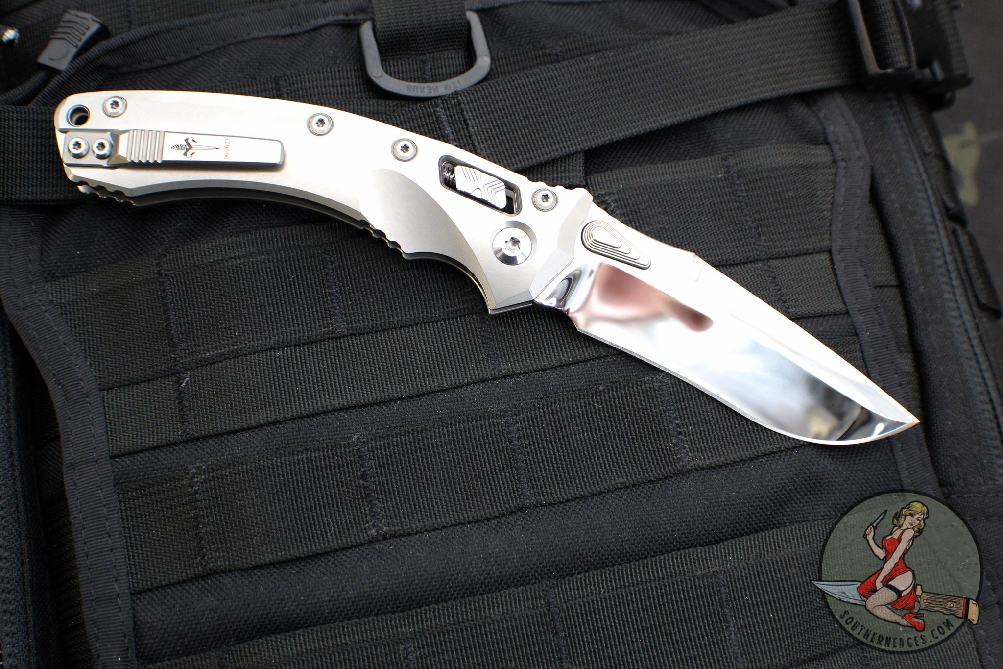 Marfione Custom Knives- Amphibian Ram-Lok Folder- Titanium Handle- Mir ...