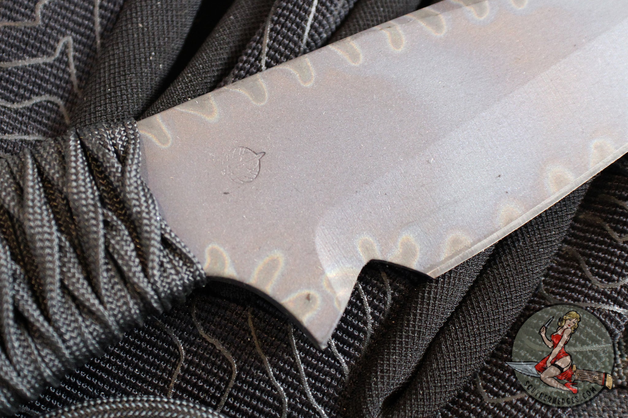 Strider Knives Fixed Blade- Titanium- Tanto Edge- Anodized And Flamed ...