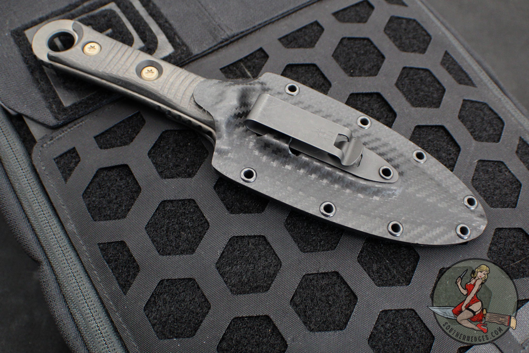 Microtech Borka SBD Fixed Blade Dagger- Double Edge- Carbon Fiber Hand ...