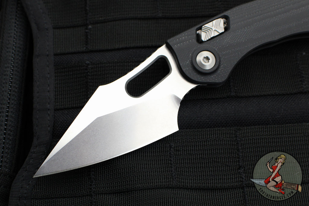 Marfione Custom Knives- Stitch- Prototype Ram-Lok Folder- Black G-10 H ...