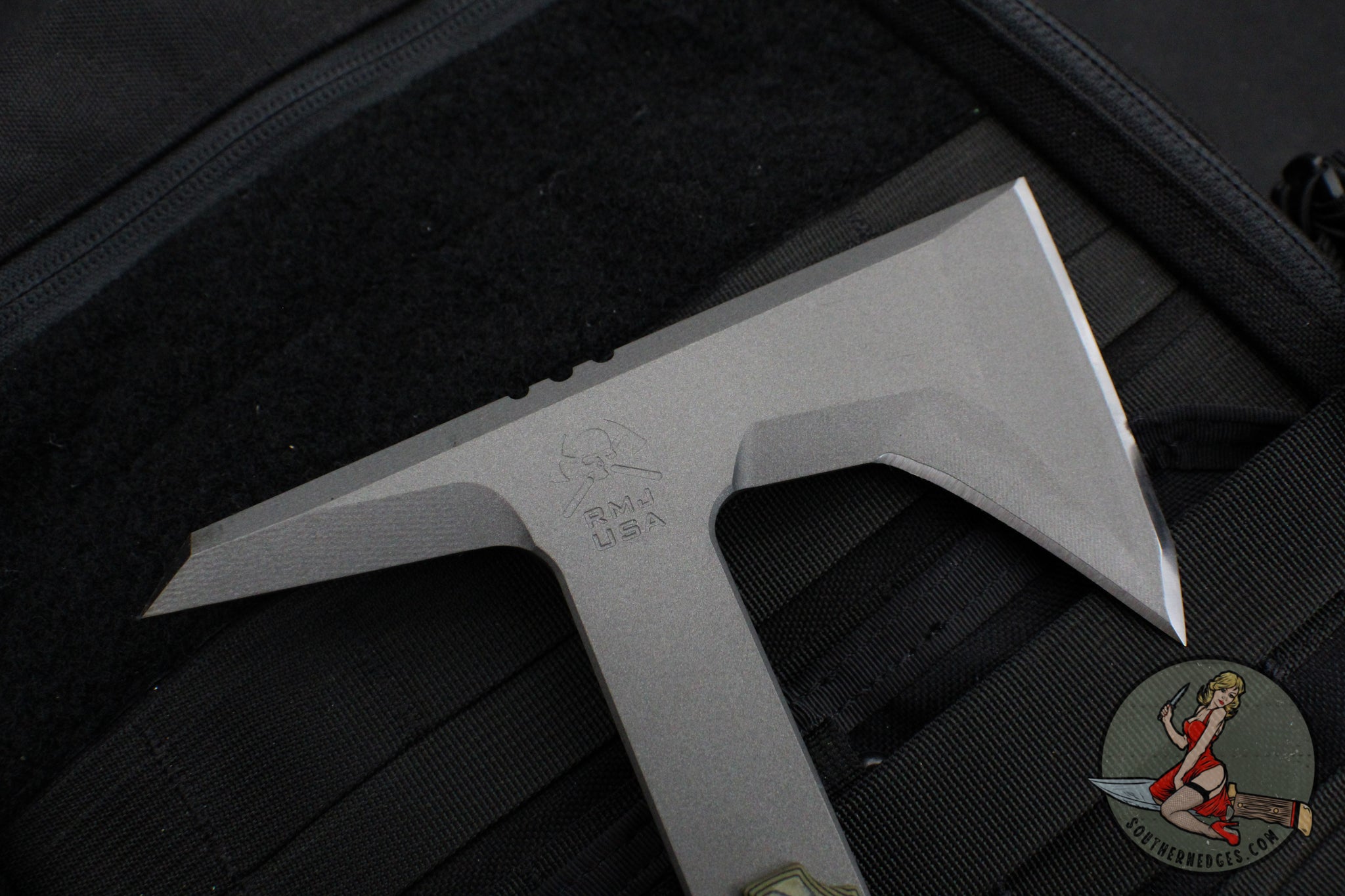 RMJ Tactical Tomahawk- Ragnarok 14- Dirty Olive Green Handle 14" Overa ...