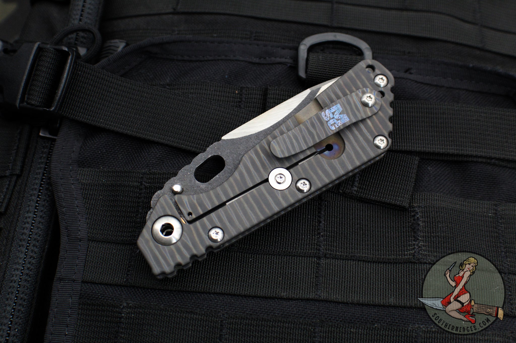 Mick Strider Custom SMF- Serrated Nightmare Grind- Rare Scallop Top Gr ...