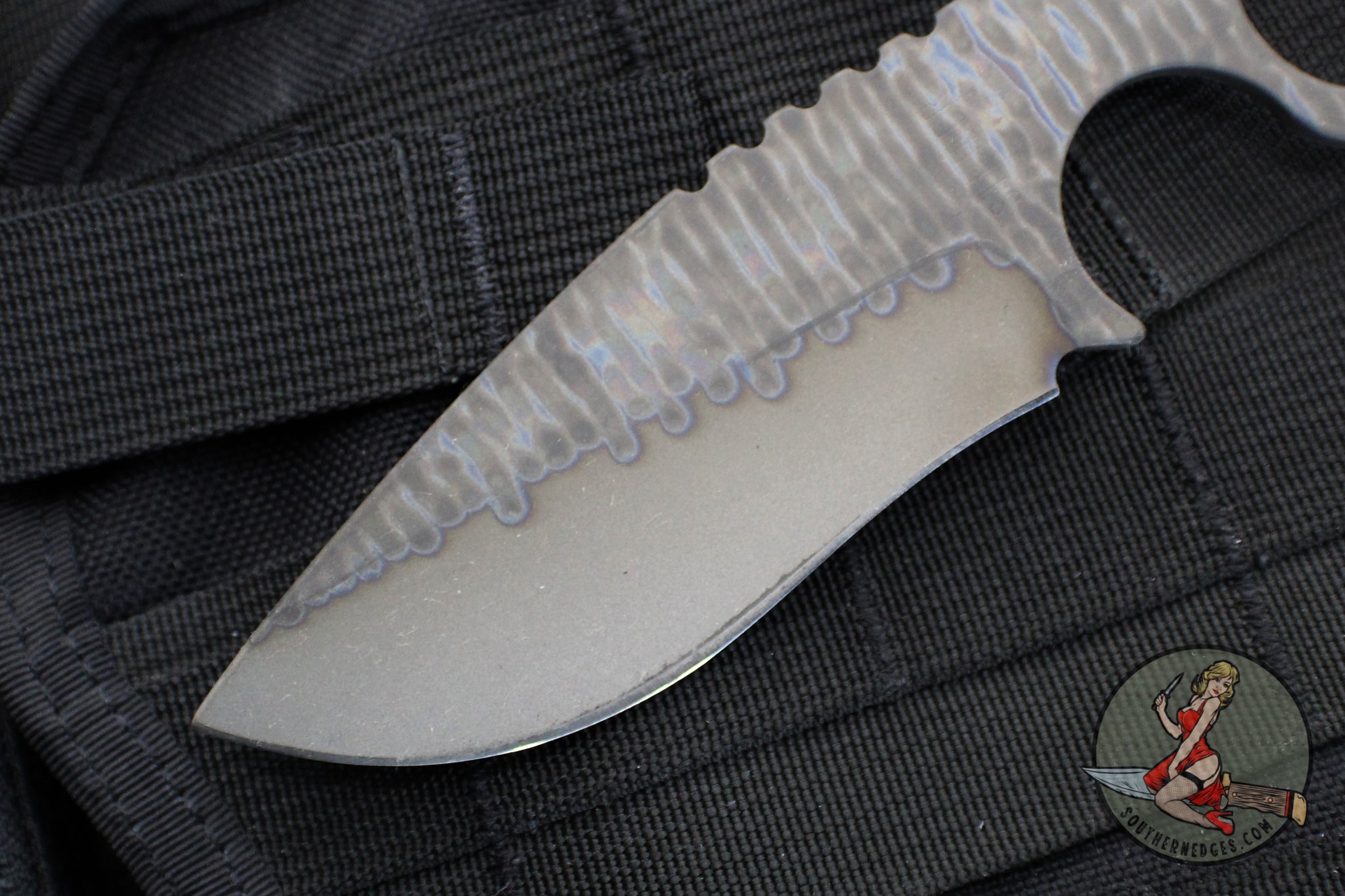 Strider Knives SLCC Recurve Edge Fixed Blade - Flamed Titanium ...